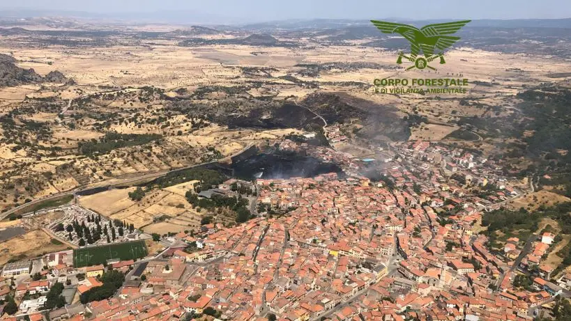Fires in Sardinia, five emergencies today