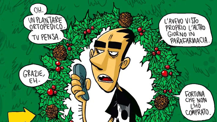 Poste, a Oristano il biglietto di auguri firmato da Zerocalcare