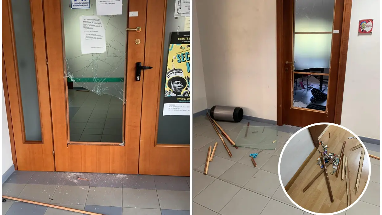 Cagliari, assault on the PD headquarters in via Emilia: damaged doors ...