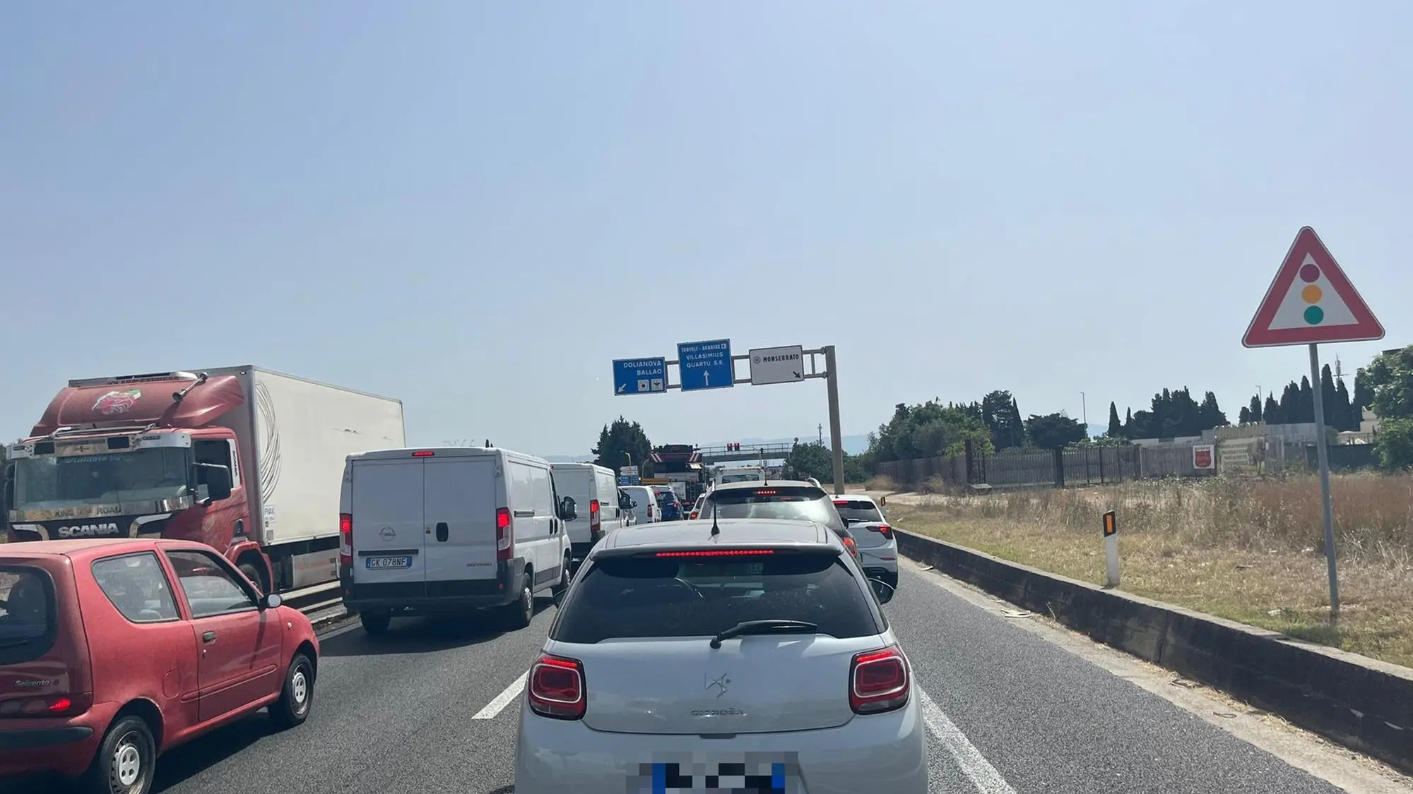 Lunghe code sulla 554 tra Selargius e Monserrato - L'Unione Sarda.it
