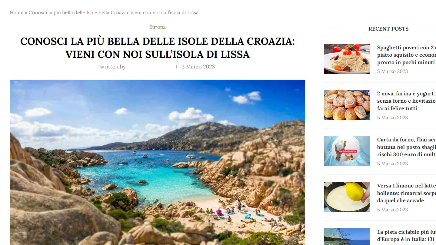 “Vieni sull’isola più bella della Croazia”: l’annuncio del tour ...
