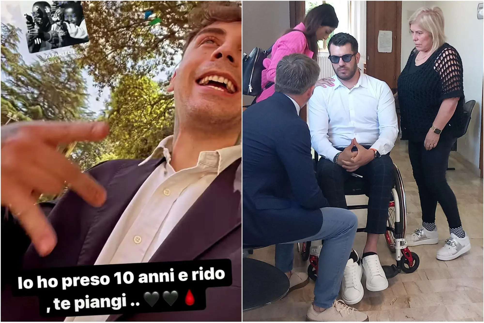 "I took 10 years and I laugh, you cry": post by Elia Di Genova after ...