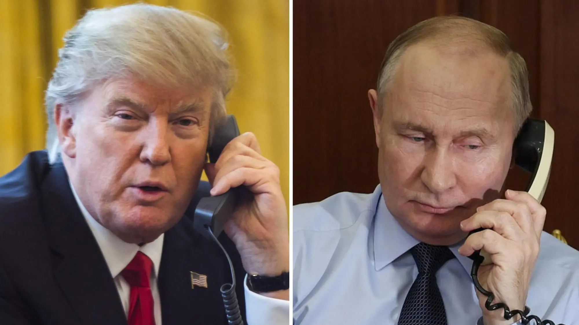 Trump and Putin on the phone