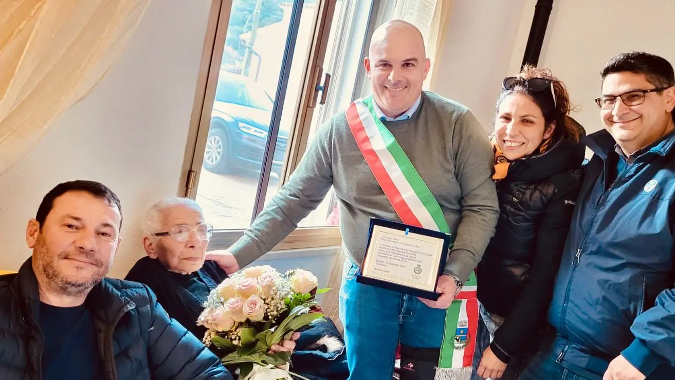 Budoni celebrates Giovanna Canu's 100th birthday