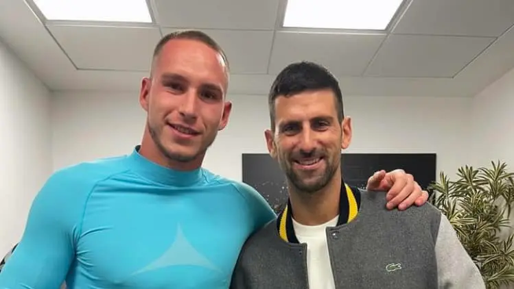 Radunovic-Djokovic, Schuss zwischen „Nummer Eins“ im Allianz-Stadion