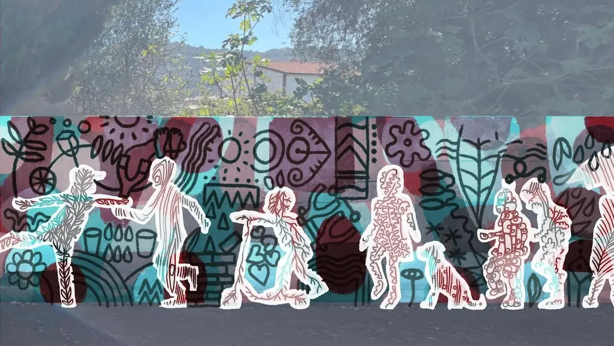 Sarroch: il paese unito per realizzare il grande murale lungo il rio Is ...