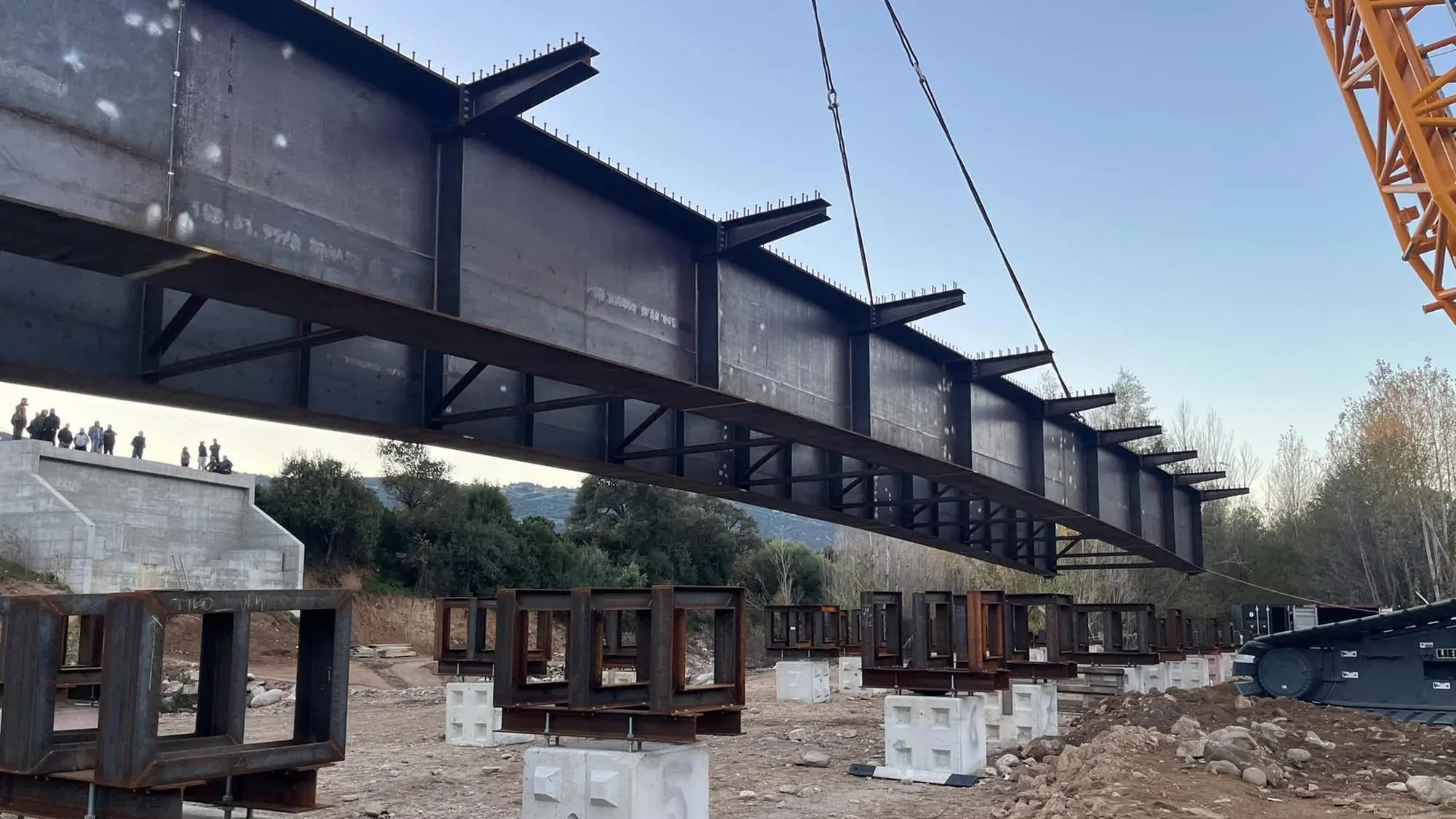 Orgosolo, the new Badu 'e Harru bridge takes shape: the old one was ...