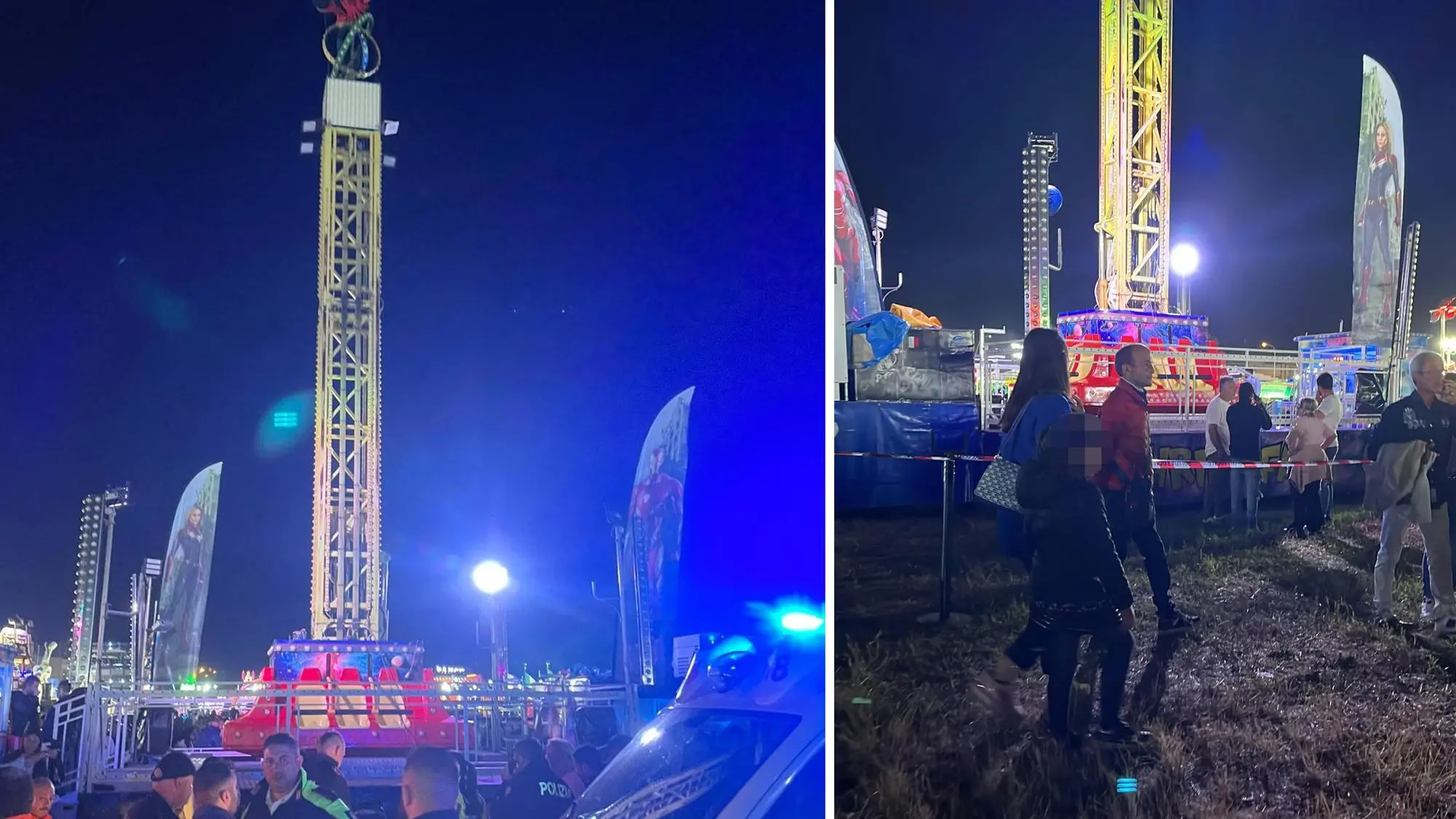 San Severo, carousel collapses: 9 children injured, facility seized