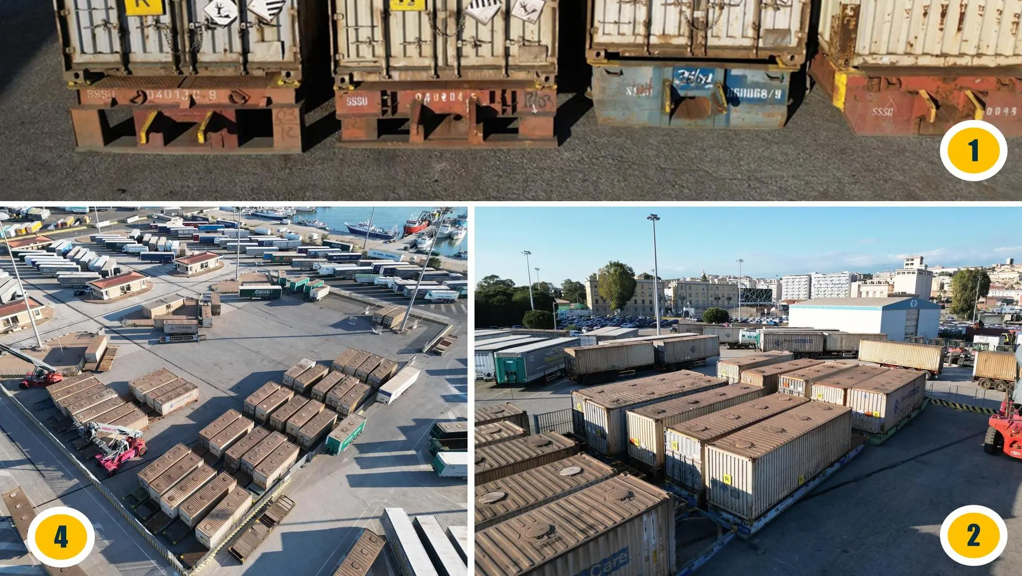 Otto container radioattivi: bloccato un carico di scorie destinato a ...