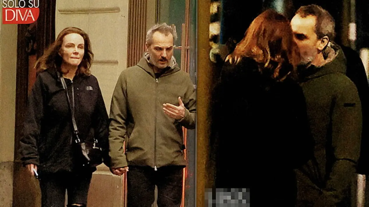 Francesca Neri, baci e tenerezze con il manager Silvano Loia