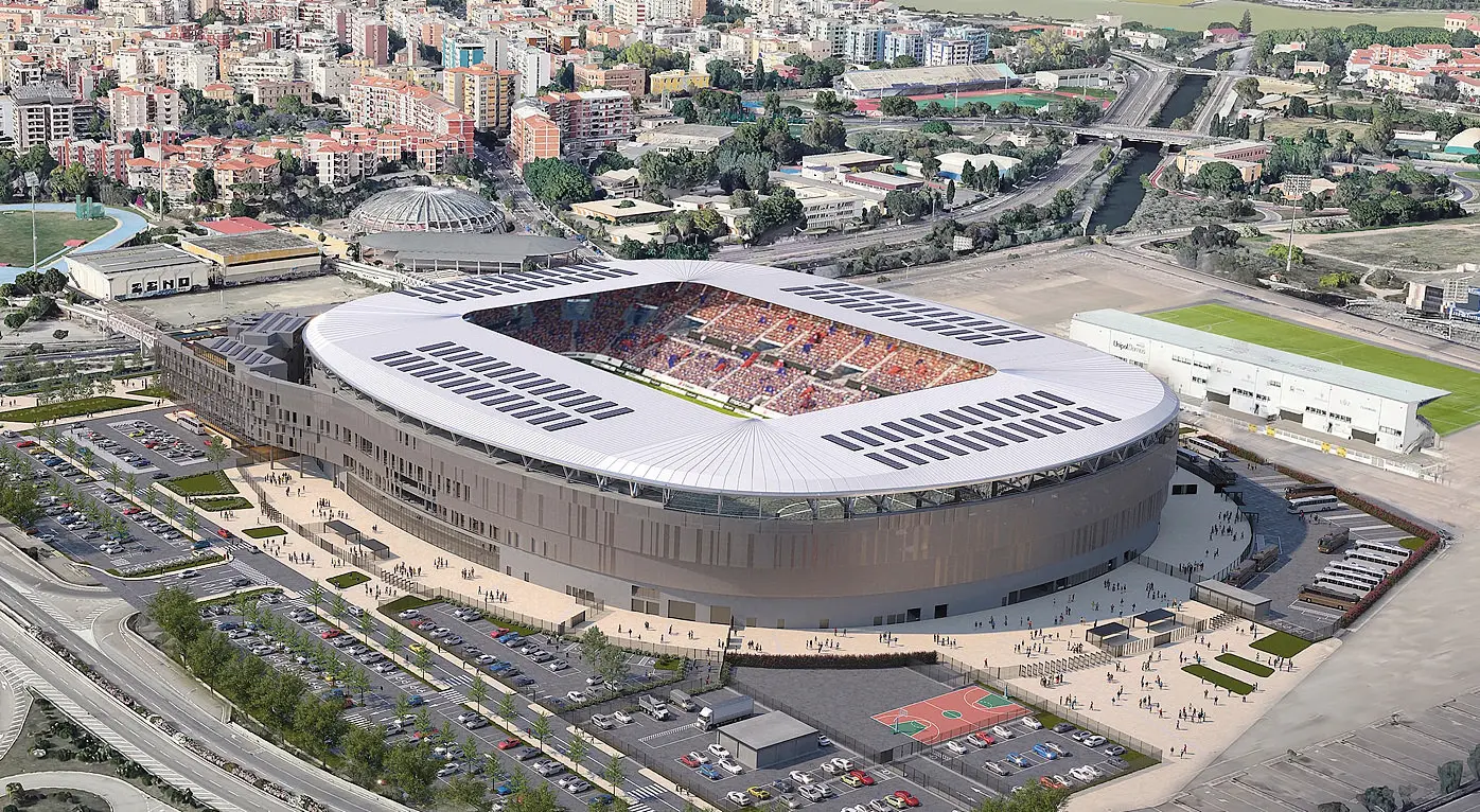 Nuovo stadio di Cagliari, in Comune è già scontro sul Pef