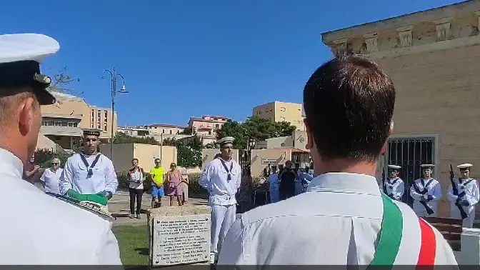 La Maddalena, a commemorative stone in memory of the Battle of La ...
