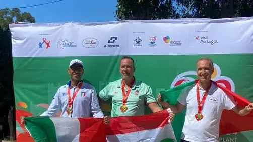 Europameisterschaft der Transplantierten, dreifache Medaille für Enrico ...