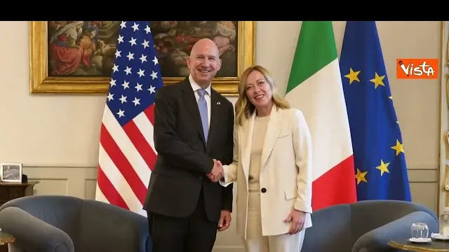 Meloni incontra l'ambasciatore Usa Markell. Le immagini - L'Unione Sarda.it