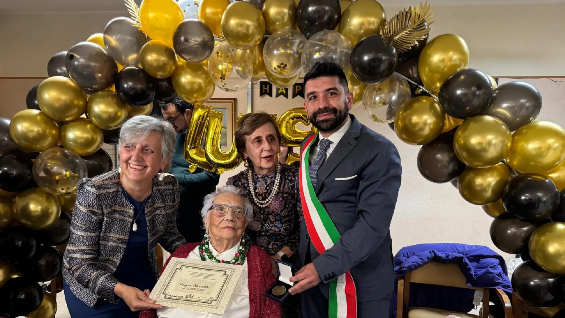 Luisa Mercalli, compie 110 anni, è lei la donna più anziana della Sardegna