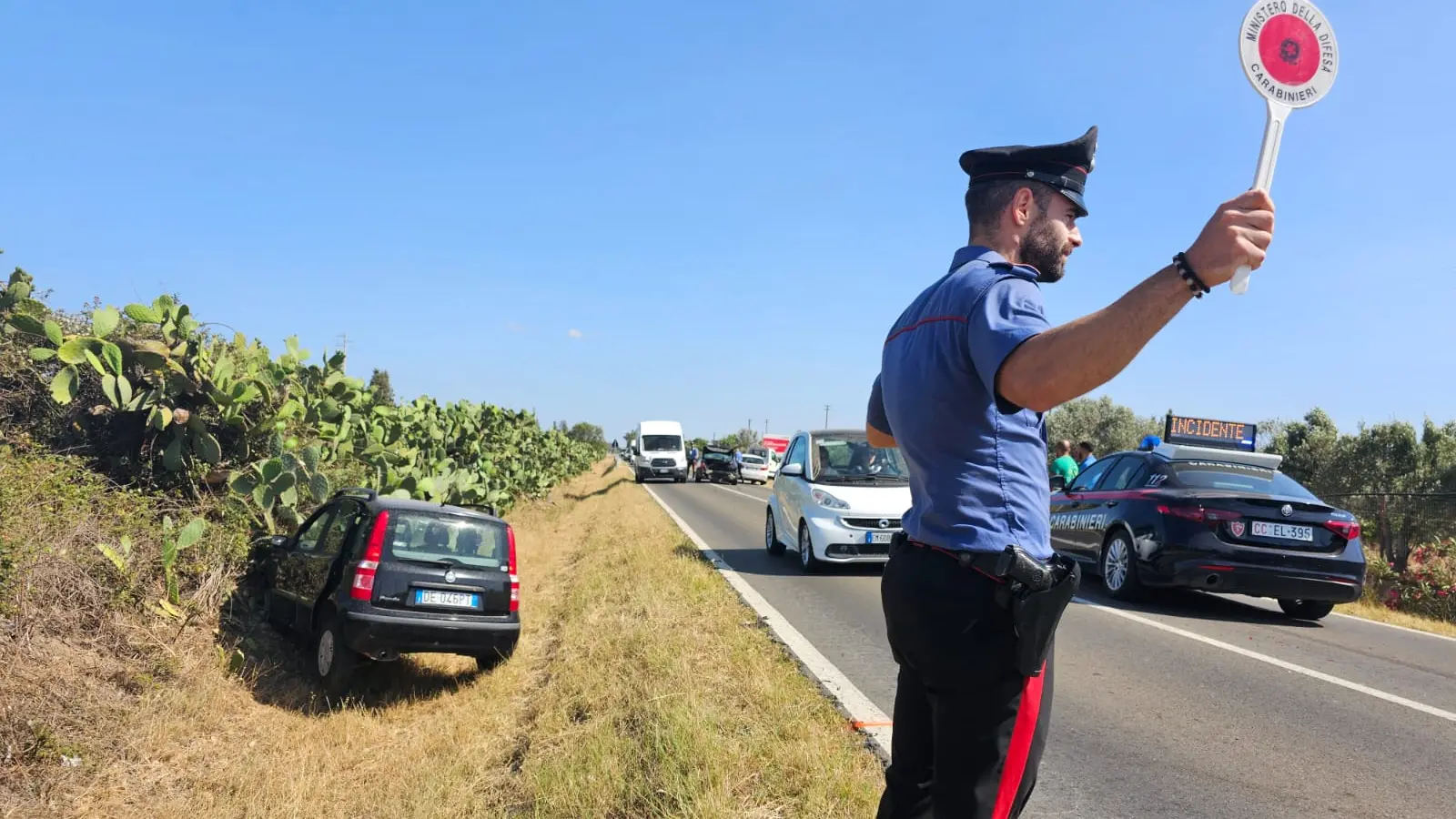 Decimomannu, incidente sulla 196: l'auto finisce in cunetta - L'Unione ...